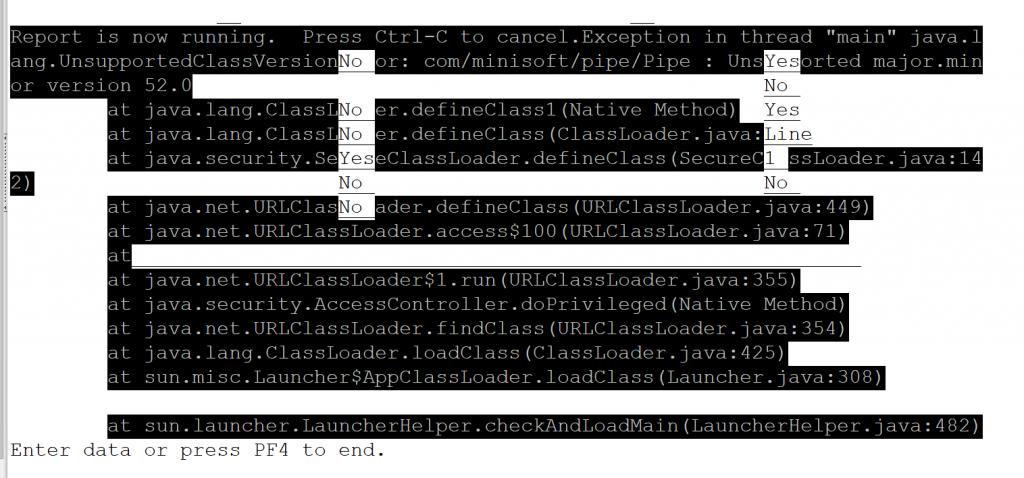Error message: UnsupportedClassVersionNo | MiniWiki